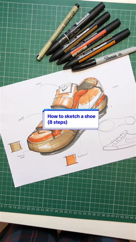 Simple Pencil Drawing Shoes Realistic Pencil Drawing Of White Sneakers