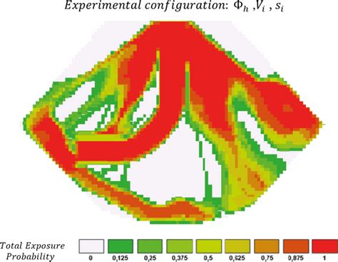 Probability Map Associated With The Experimental Configuration