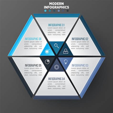 Premium Vector 3d Infographic Template For Presentation Business Data Visualization Abstract