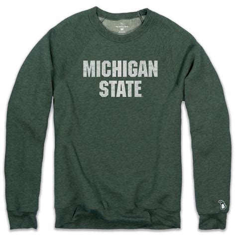 Msu Block Classic Fleece Sweatshirt The Mitten State