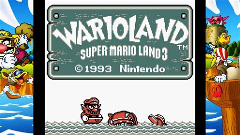 Wario Land Super Mario Land 3 1994 Youtube