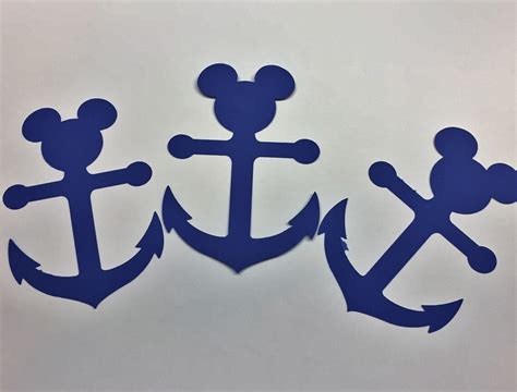 Mickey Mouse Anchor Etsy