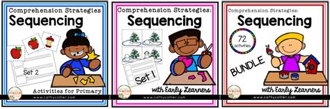 Sequence Anchor Chart For Kindergarten
