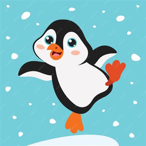 Premium Vector Cartoon Drawing Of Penguin Character