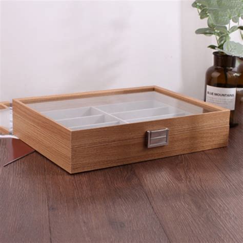 8 Slot Wooden Eyeglass Box Sunglass Storage Contai Grandado