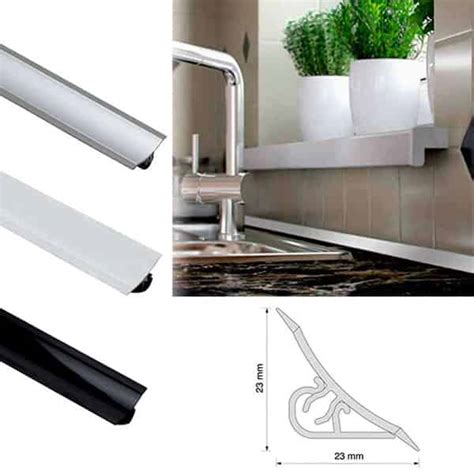 Buy Good Quality 3m Splashback Worktop Profile Strip Edging Trim Kitchen Seal