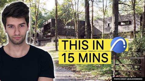 Archicad Basic Tutorial Make This House In 15 Minutes Youtube