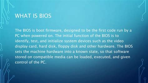 Bios Pptx