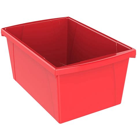 Medium Classroom Storage Bin Red Stx61483u06c Storex Industries
