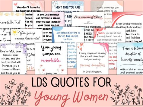 Top 15 Lds Young Women Quotes With Printable Cards To Share The