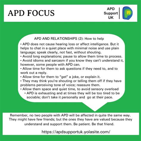 Apd Support Uk On Linkedin Apdsupportuk Audiology Apd