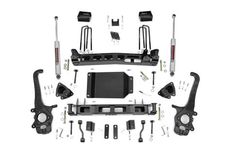 Rough Country 4 In Suspension Lift Kit Wshocks 87420 Black Patch