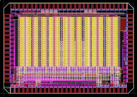 Test Chip Layout Figure 6 Shows The Layout Of The Chip The Die Size Is