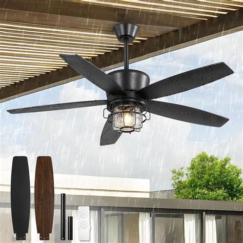 Fanbulous 52 Outdoor Ceiling Fans With Lights And Remote Controlip65