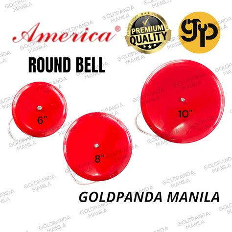 America Round Bell Door Bell Big Bell School Bell Loud Bell Heavy Duty Goldpandamanila