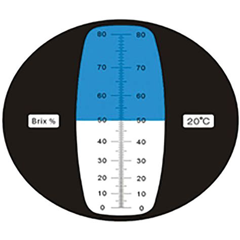 Khúc Xạ Kế Brix Fervi 0583 Phạm Vi đo 0 80 Brix Nhẹ 031 Kg