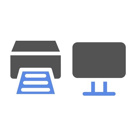 premium vector vector design output device icon style