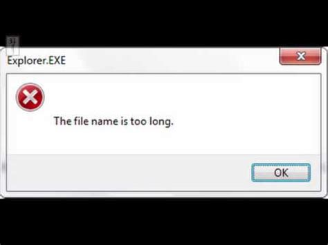 Filename Too Long Can T Delete File Solved No Additional Software Needed YouTube
