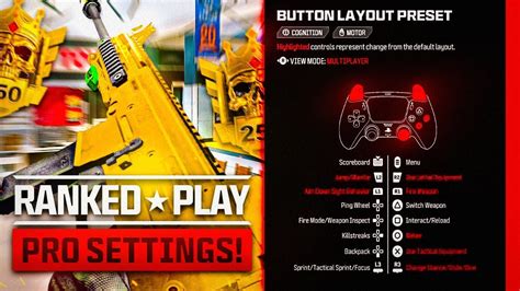 The BEST SETTINGS For MW RANKED PLAY Pro Player Settings YouTube