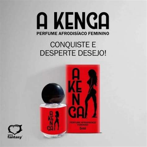 A Kenga Perfume Afrodisíaco Com Feromonios Femininos Sexy Fantasy 5ml