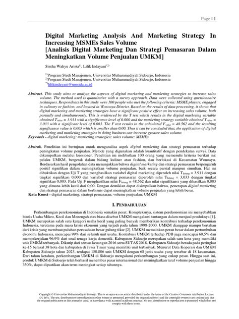 Digital Marketing Analysis And Marketing Strategy Pdf