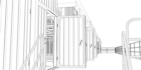 Locomotive Train Eps10 Format Wire Frame Vector Image