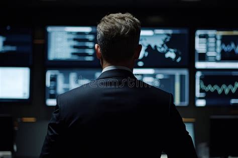 Data Analytics Being Observed On Multiple Screens In A Modern Office