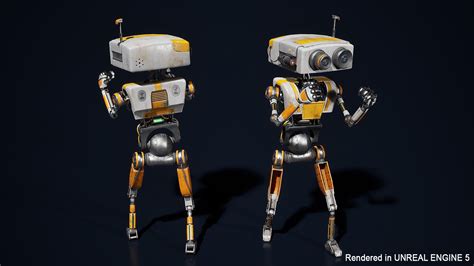 Robot Robbie 03 Unreal Engine Asset