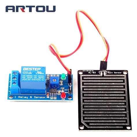 1pcs 5v Raindrops Controller Module Humidity Sensor Rain Sensor Foliar
