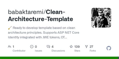 Github Babaktaremi Clean Architecture Template Ready To Develop Template Based On Clean