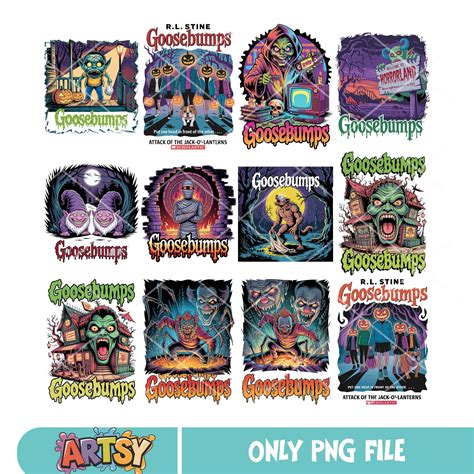 Goosebump Halloween Png Bundle Goosebumps Movie Png Horror Halloween