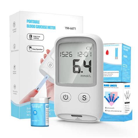 Smart Blood Glucose Meter Kit Glucometer Blood Sugar Machine Blood Glu