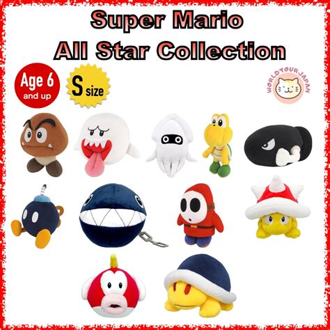 San Ei Super Mario All Star Collection Plush Toy S Size Enemies