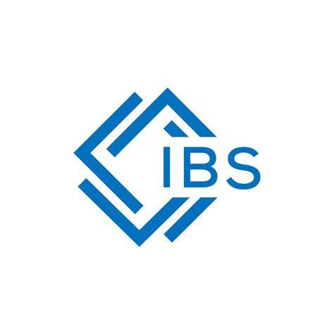 Ibs Letter Logo Design On White Background Ibs Creative Circle Letter