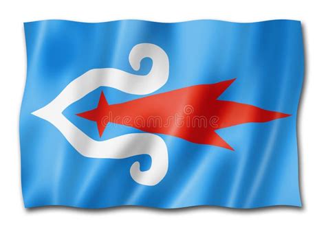 Ainu People Ethnic Flag Asia Stock Illustration Illustration Of