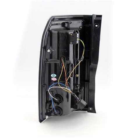 Akkon For 05 09 Land Rover Lr3 L319 Sport Suv Black Bezel Rear Led Tail Lights Brake Lamps