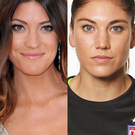 Just Realized Hope Solo Looks A Lot Like Jennifer Carpenter That Is