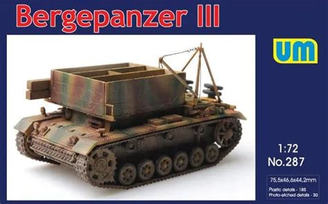Um 287 Bergepanzer Iii 172 Scale Model