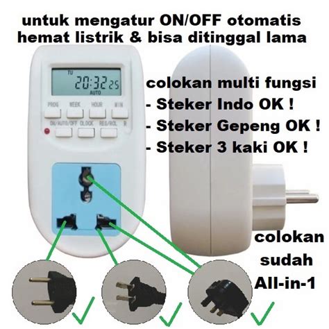 Jual Digital Timer Switch Stop Kontak Timer Lampu Reptil Torto Shopee Indonesia