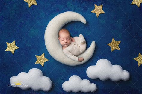 Moon Digital Backdrop For Newborn Photography Newborn Photography