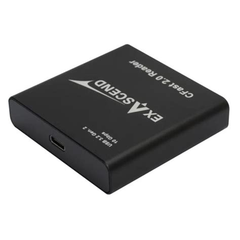 CFast 2.0 – Single-slot Card Reader (10 Gbps) - Exascend Cinema