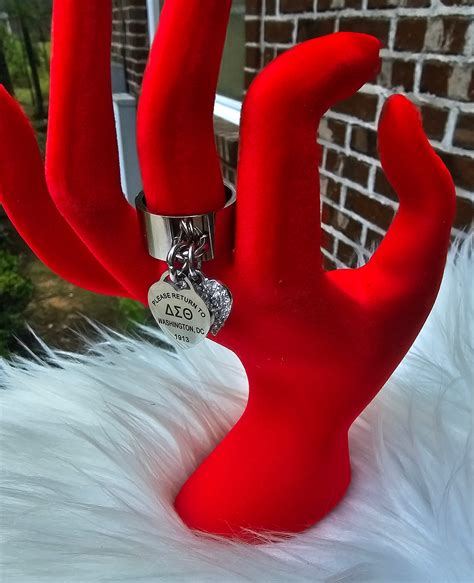 Delta Sigma Theta Ring Dst Ring Delta Ring Sorority Jewelry 19 Bella Raes Jewelry