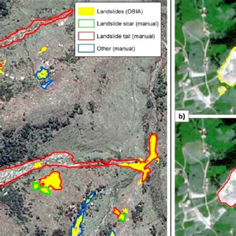 Challenges In Object Based Landslide Mapping A Shallow Landslide