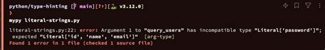 Exploring Literal Types For Robust Python Programming