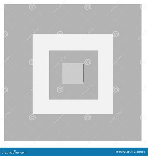 Overlapping Random Squares Abstract Grayscale Geometric Vector Illustration Stock Vector