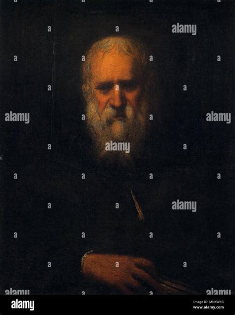 English Self Portrait With A Book Circa 1585 1194 Jacopo Tintoretto