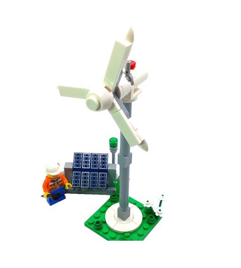 Models Built Of Lego® Bricks Wind Turbine Lego Wind Generator Windmill