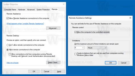 Disable Remote Assistance In Windows 10