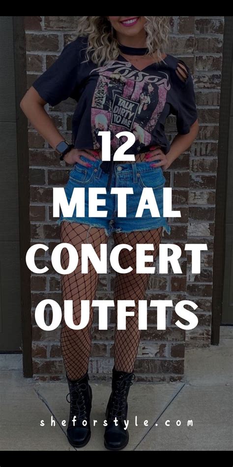 12 Fierce Metal Concert Outfits Concert Outfit Rock Rock Concert