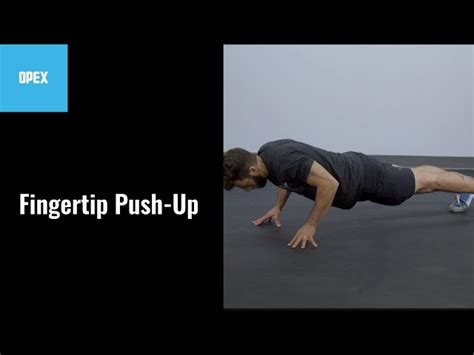 Finger Tip Pushups